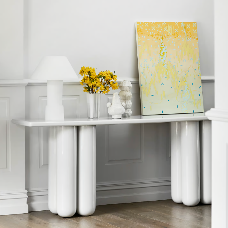 HC28 / Lacquer White BOLD Console by Frank Chou – Domestic Fantasies