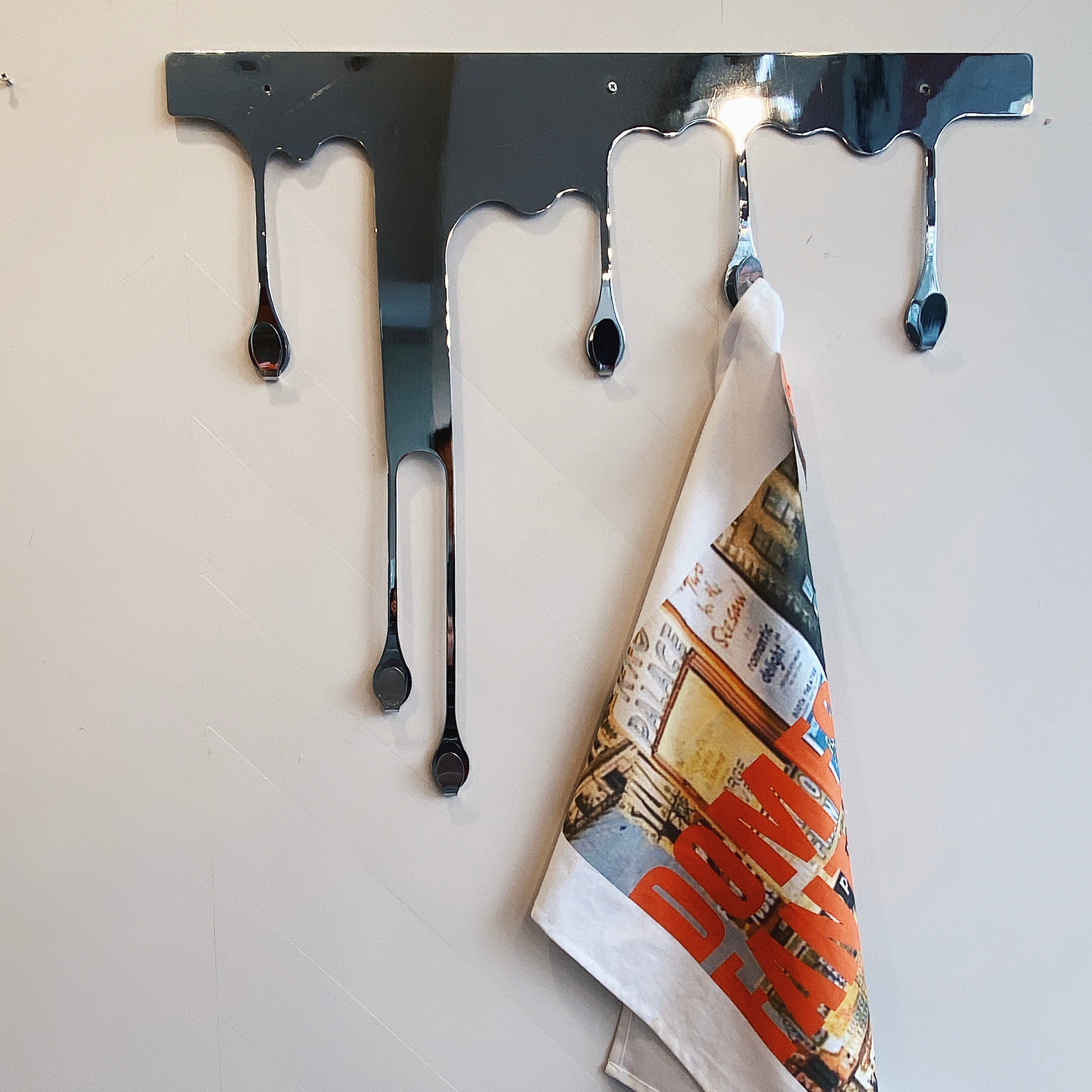 FANTASY #203 / Dripping Chrome Hook Rack – Domestic Fantasies