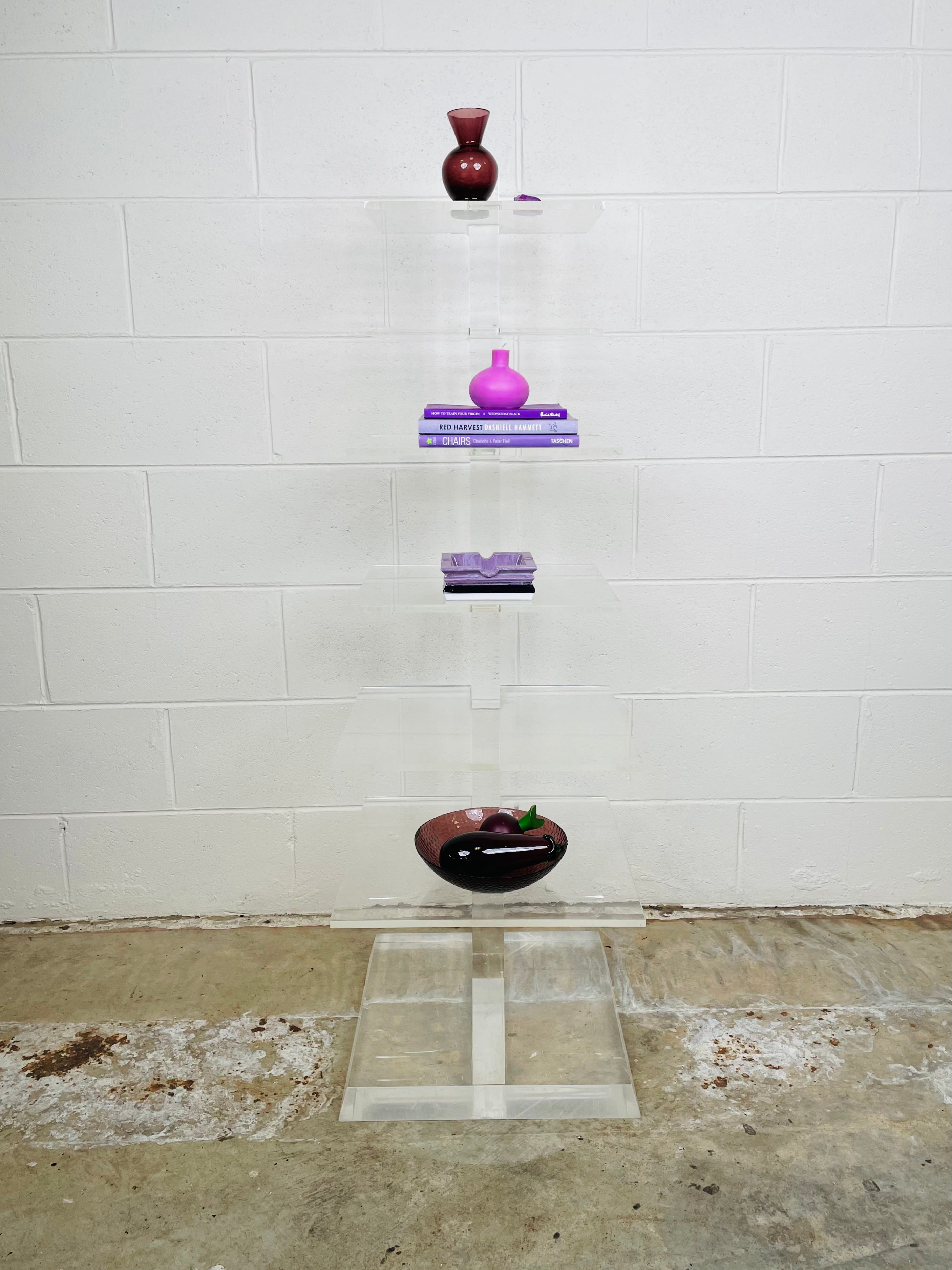 Perspex 6 tier iceberg shelf – Domestic Fantasies